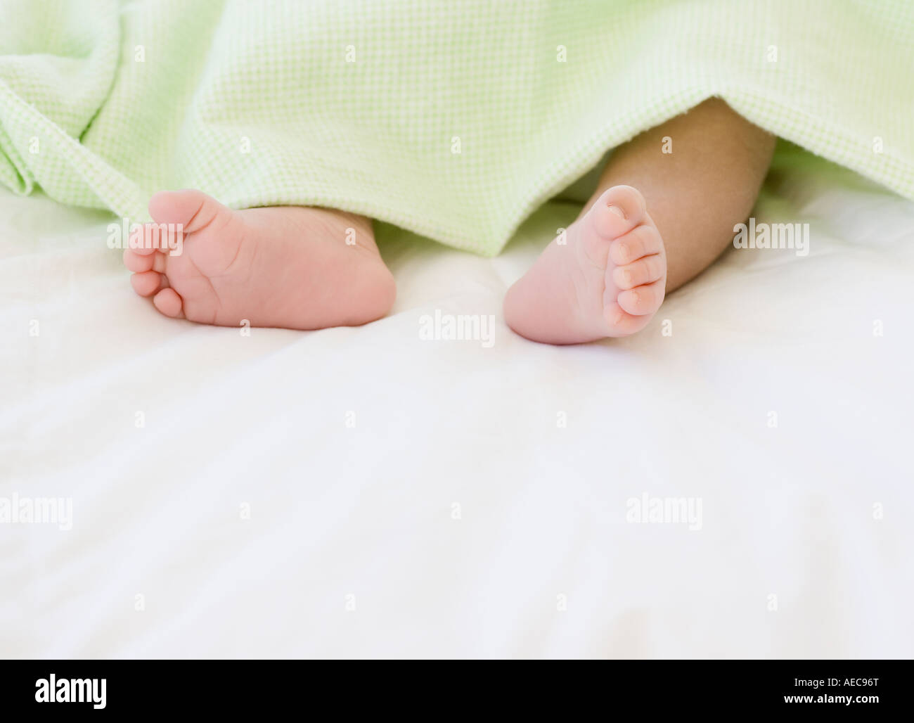 Close up of newborn baby’s feet Stock Photo - Alamy