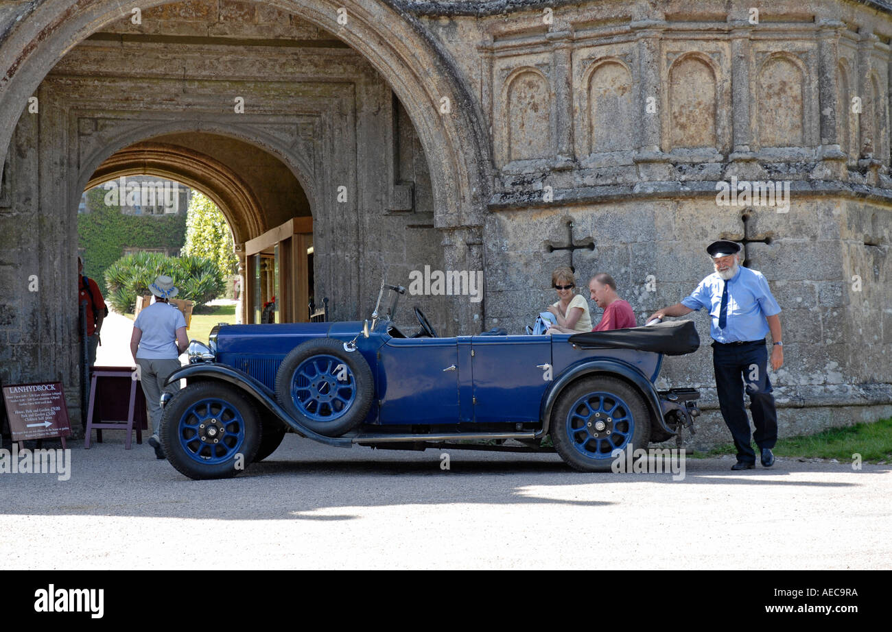 Classic Chauffeur Driven Open Top Car Ride Stock Photo - Alamy