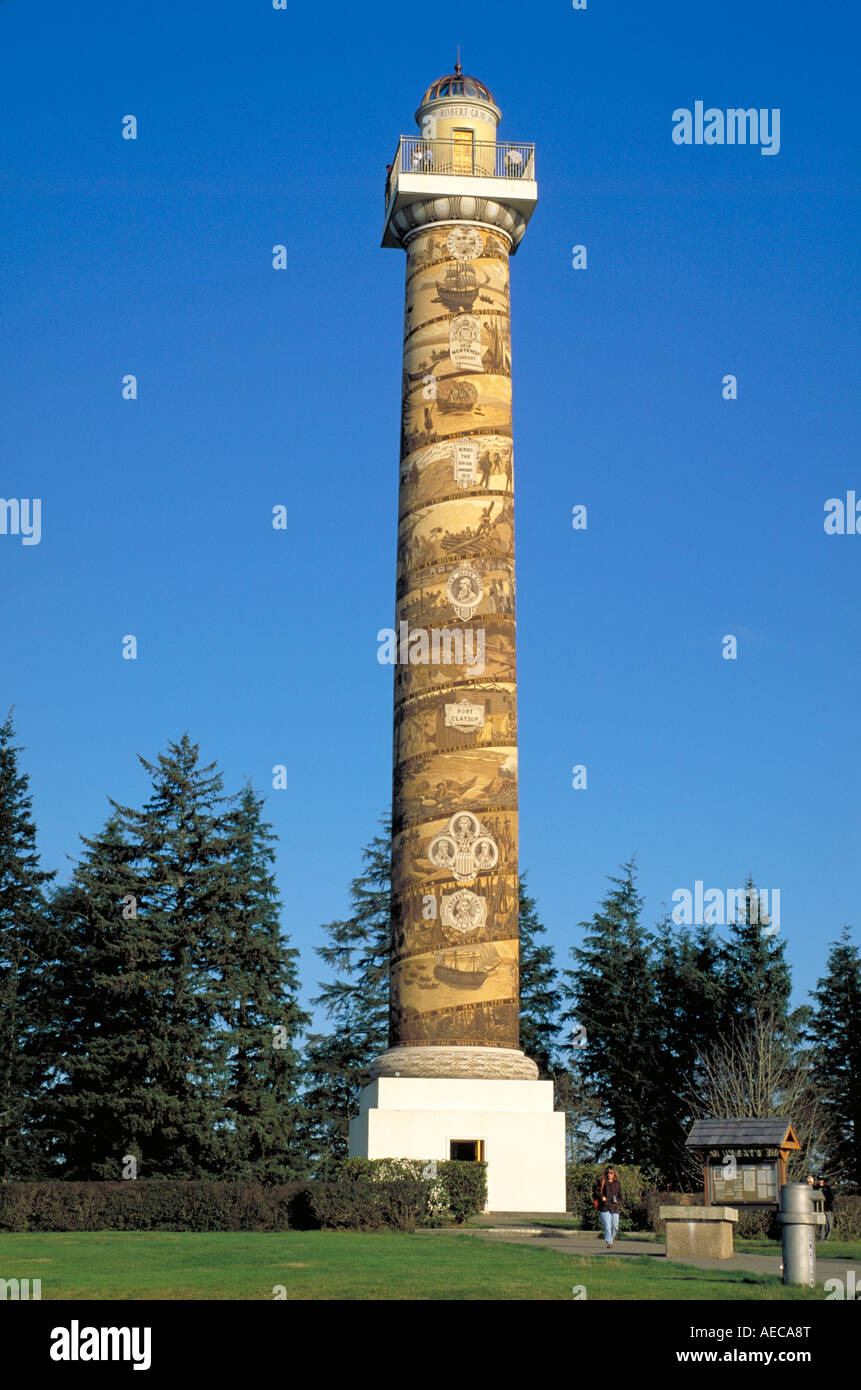 Astoria Column Tower High Resolution Stock Photography and Images - Alamy