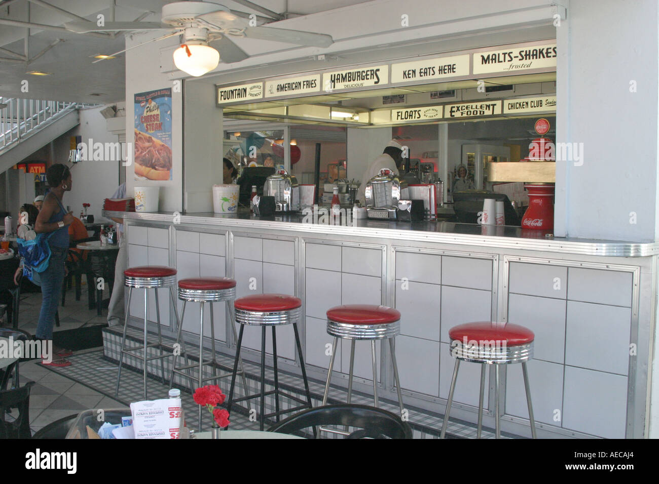 fast food counter Stock Photo - Alamy