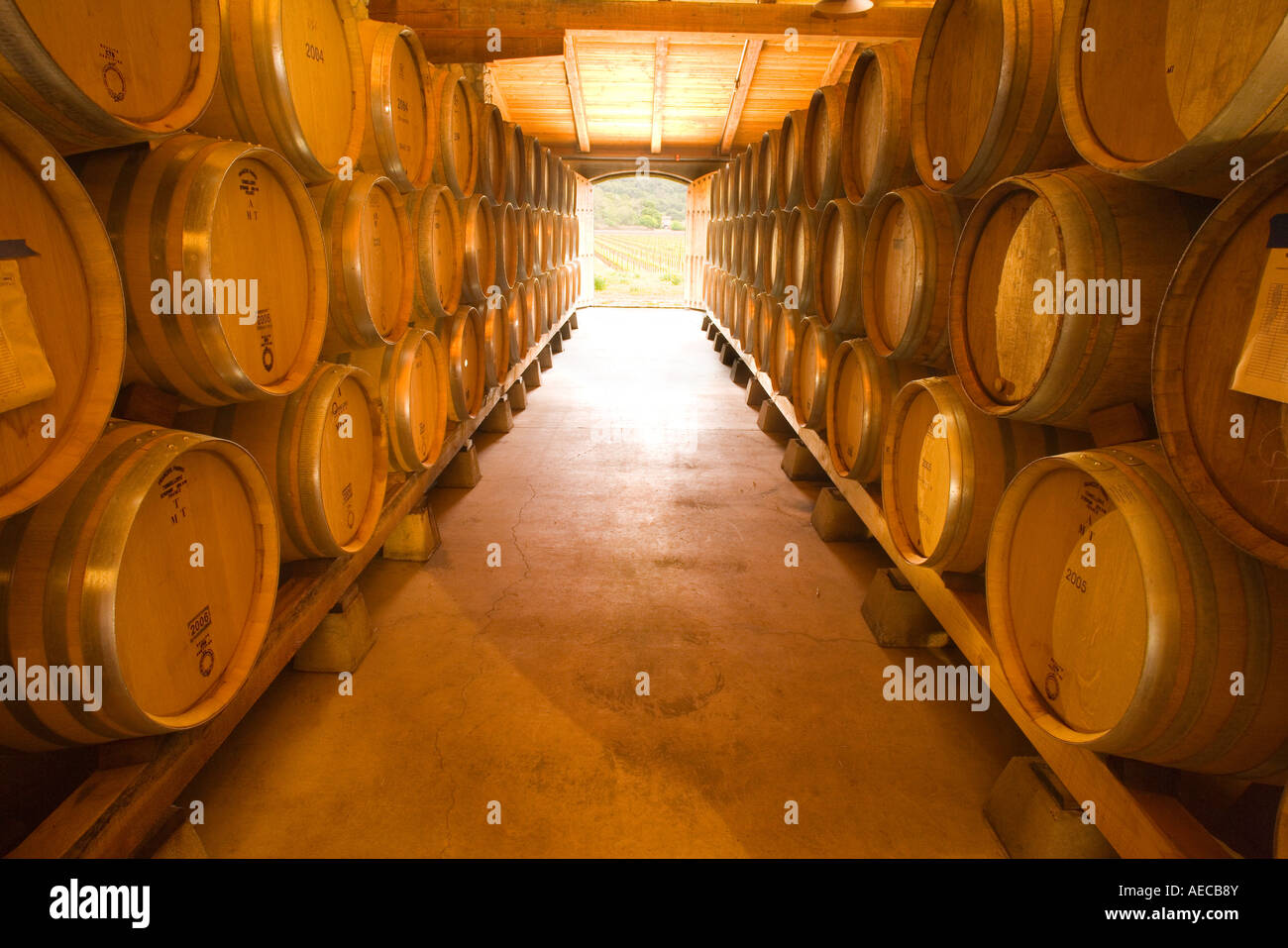 Sanford Winery Barrel Barn Santa Ynez Valley near Santa Barbara ...