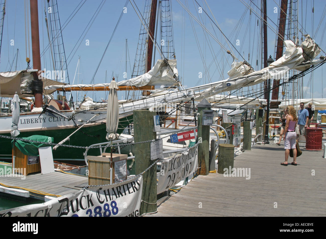 sailing ship by dock Stock Photo - Alamy