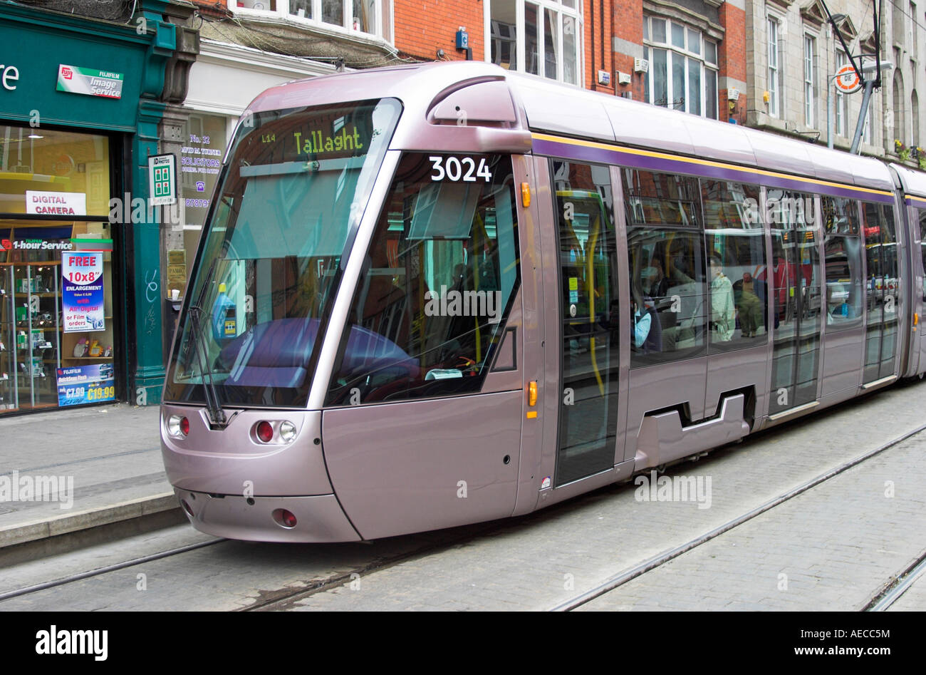 Dublin Tram. Dublin, County Dublin, Ireland Stock Photo - Alamy