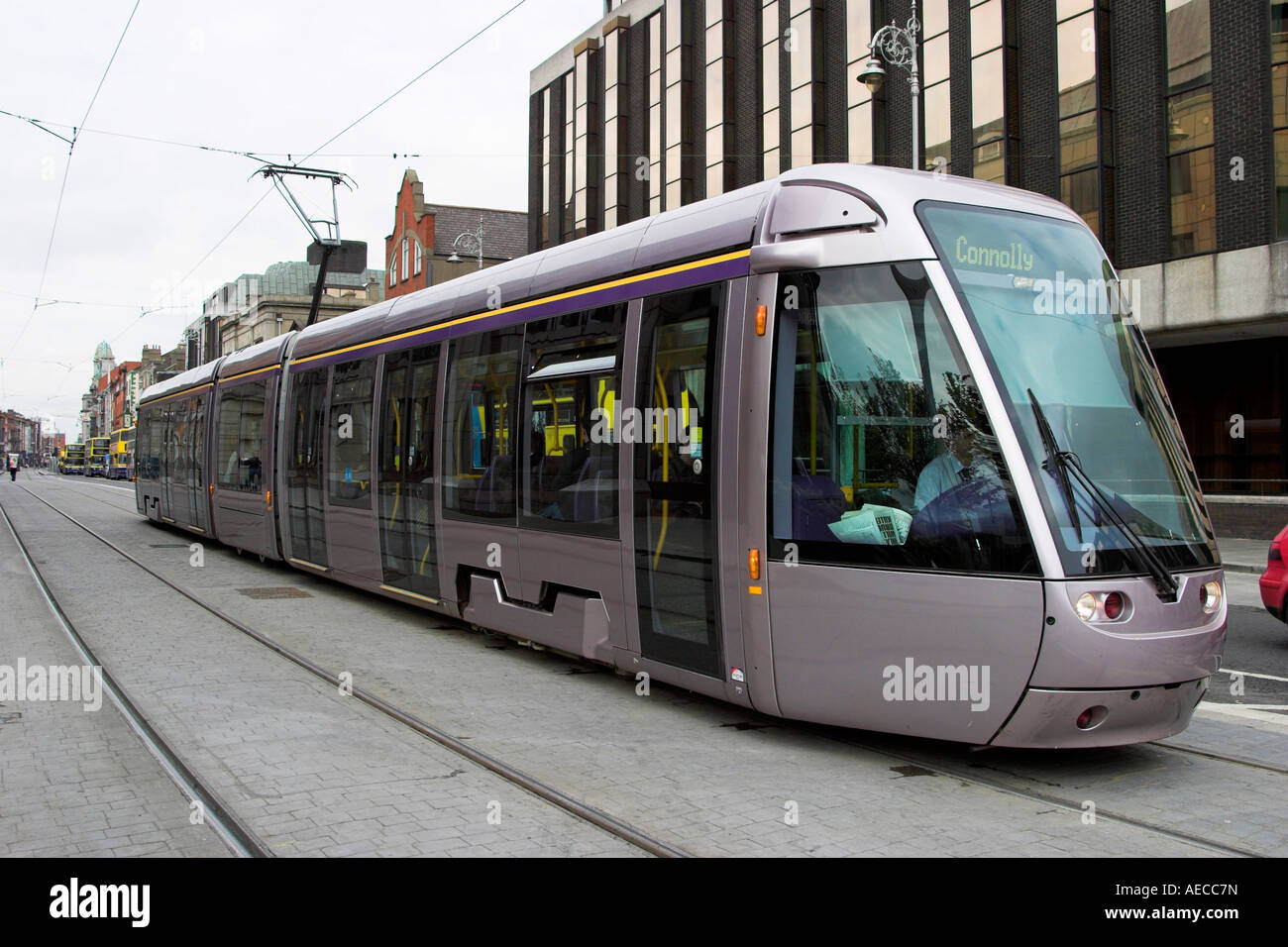 Dublin Tram. Dublin, County Dublin, Ireland Stock Photo - Alamy