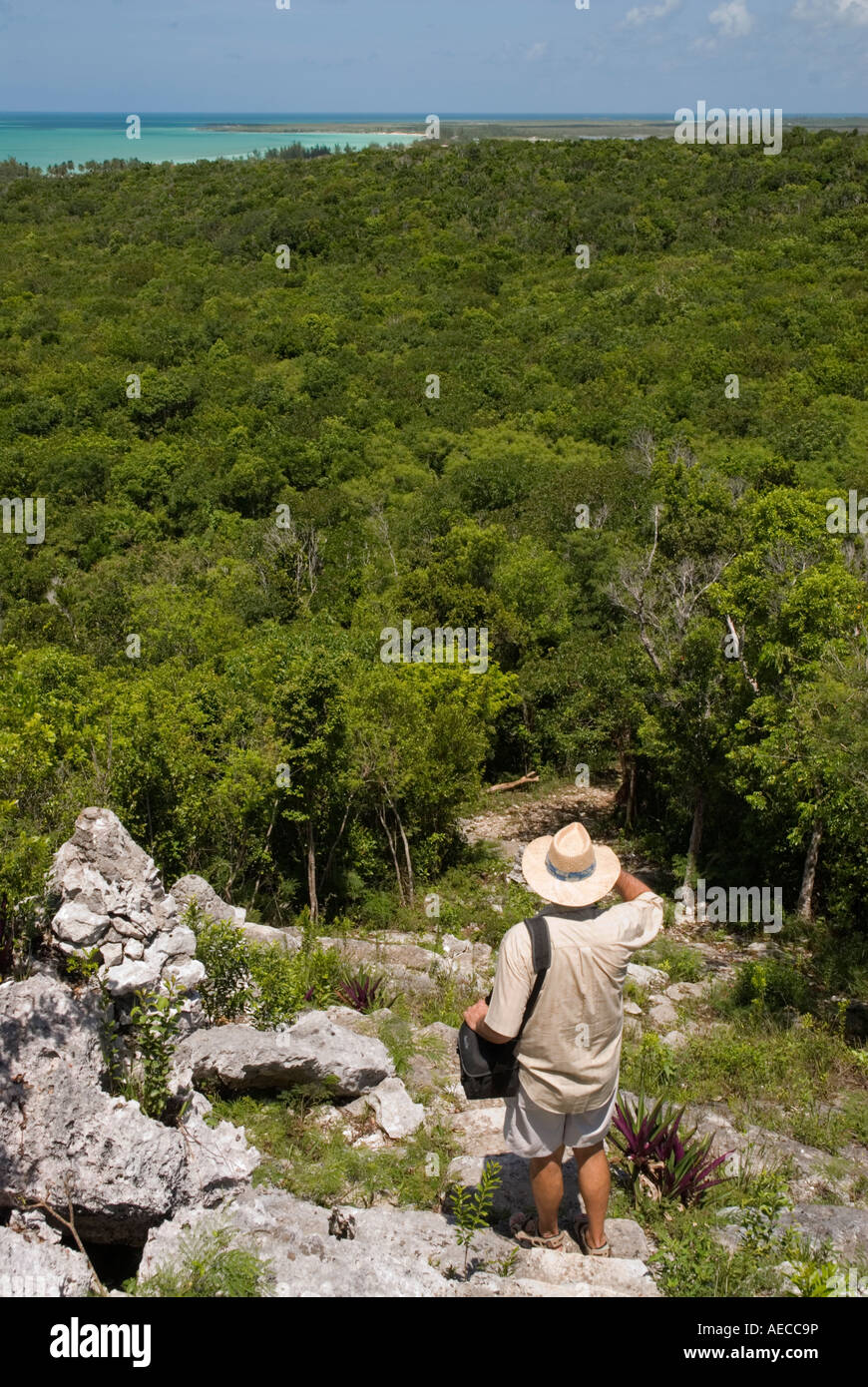 The Hermitage, Mt. Alvernia, New Bight, Cat Island, Bahamas Stock Photo ...