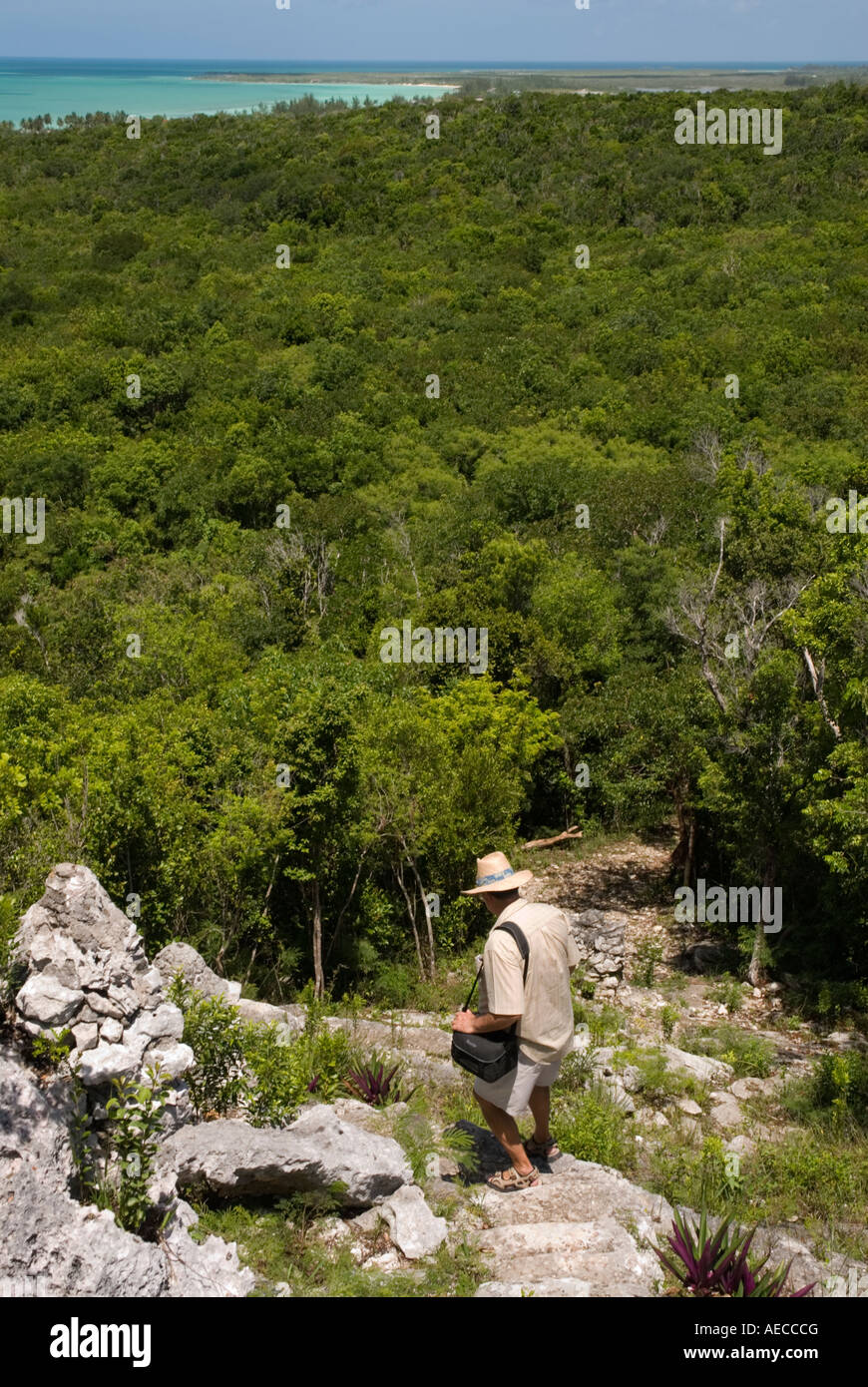 The Hermitage, Mt. Alvernia, New Bight, Cat Island, Bahamas Stock Photo ...