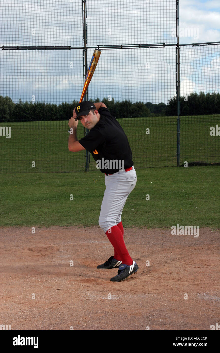 Baseball ready position hi-res stock photography and images - Alamy