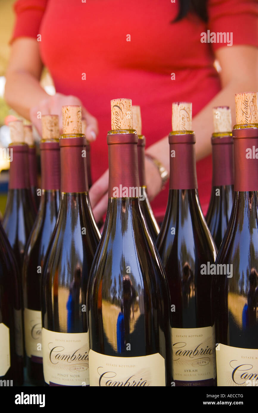 Cambria chardonnay is prepared for tasting The Vintners Festival Lompoc ...