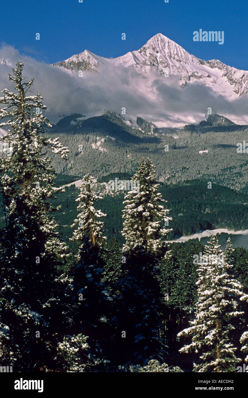 spring snow on Wilson Peak near Telluride, Colorado USA Stock Photo - Alamy