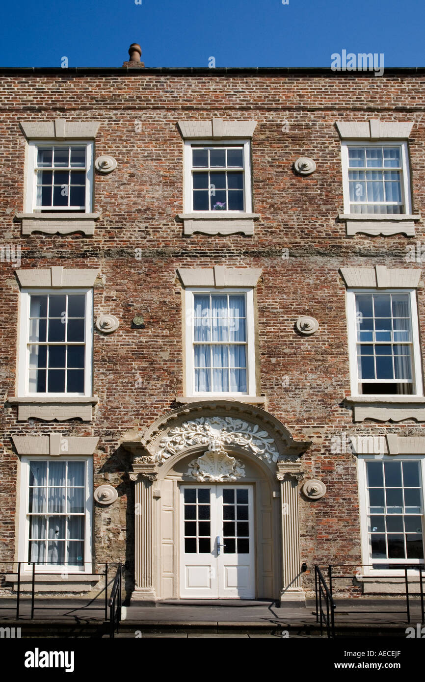 Georgian House in Palace Green Durham County Durham England Stock Photo ...