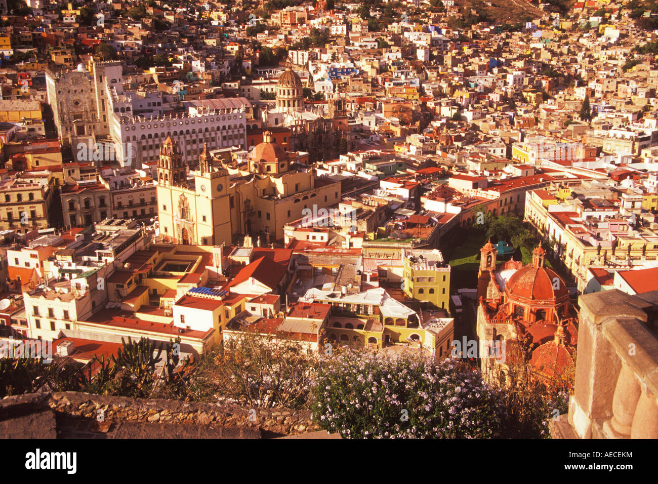view of city from El Pipila Monument Guanajuato Mexico Stock Photo - Alamy