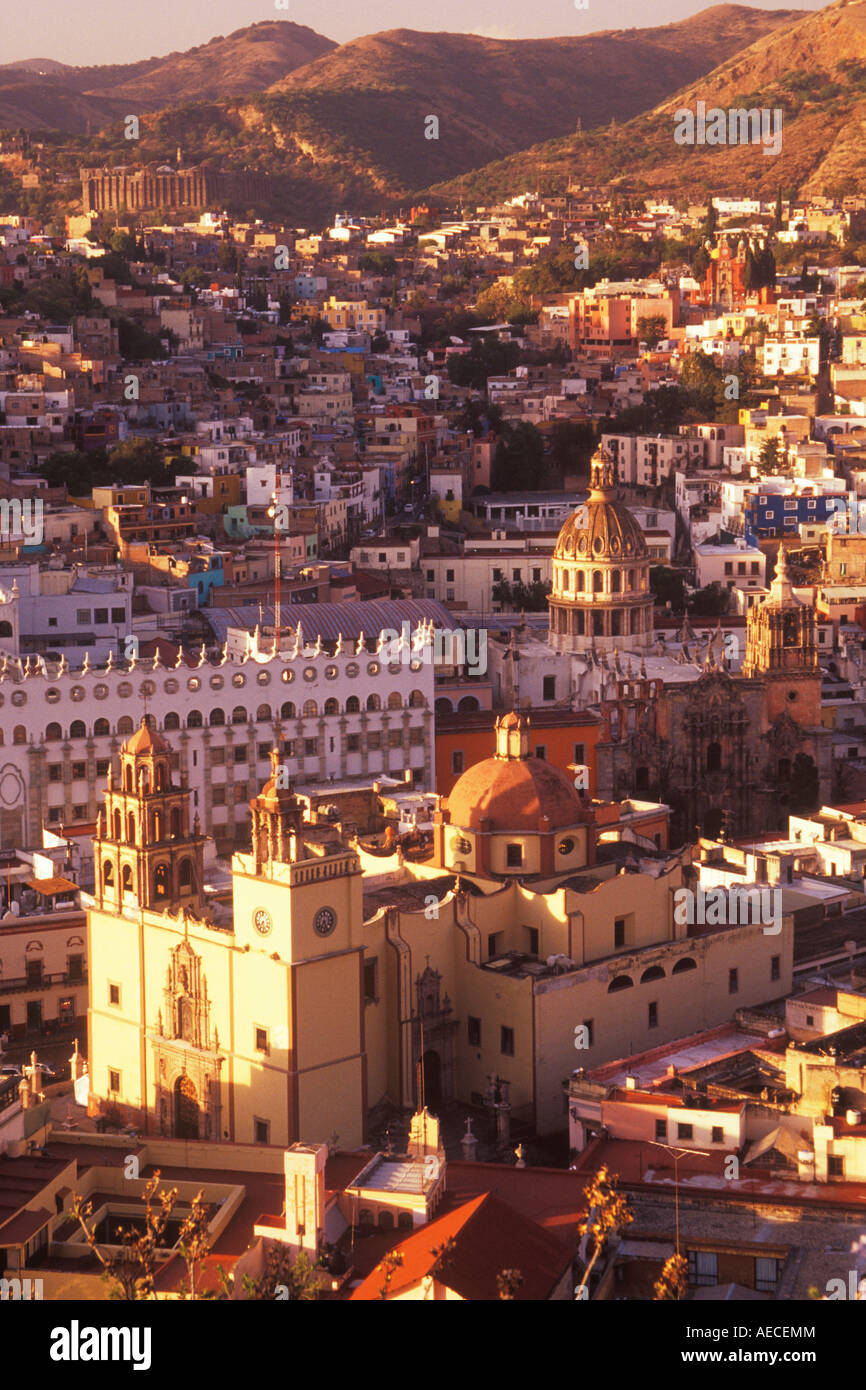 view of city from El Pipila Monument Guanajuato Mexico Stock Photo - Alamy
