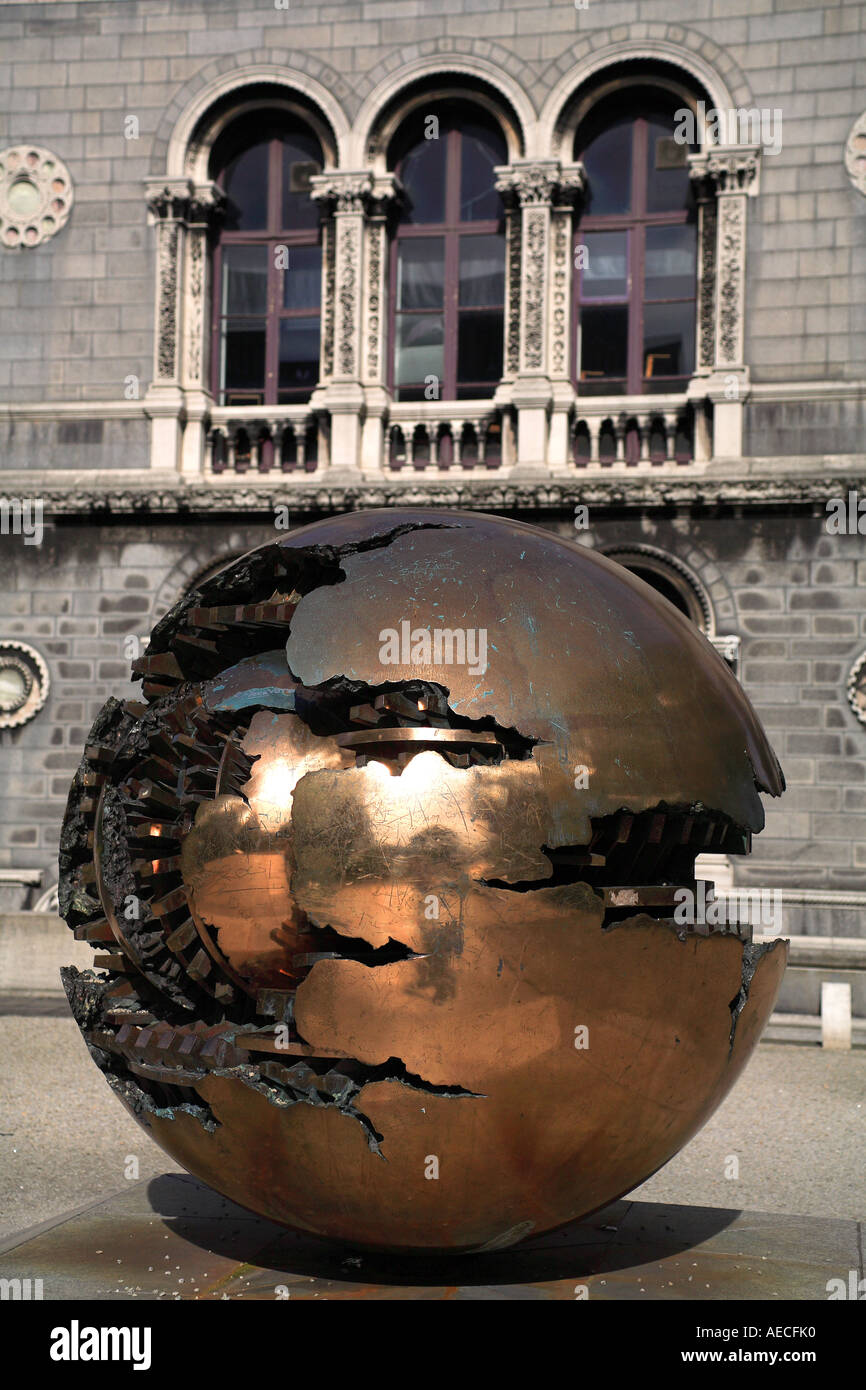 Sphere Within Sphere Trinity College Dublin Ireland Stock Photo - Alamy