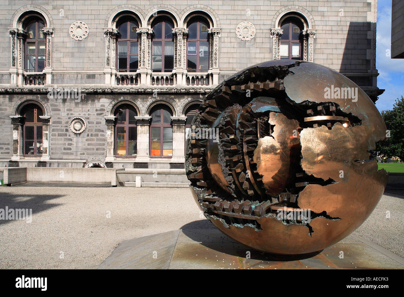 Sphere Within Sphere Trinity College Dublin Ireland Stock Photo - Alamy