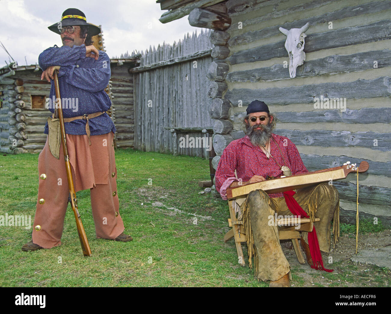 Living History reenactors at Texas Independence Rendezvous, pre 1840 ...