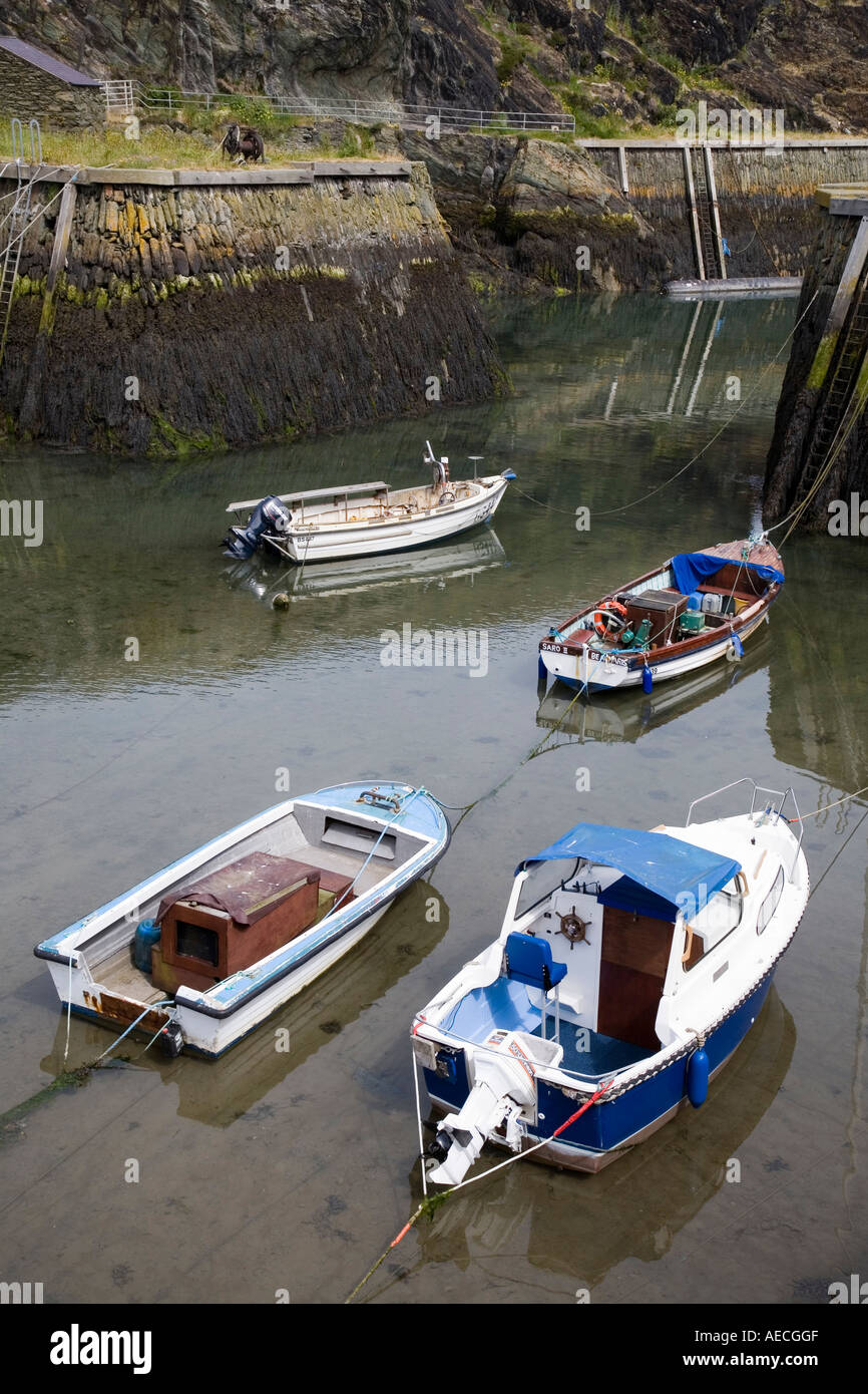 Boats in harbour once used for transporting copper from Parys Mountain ...