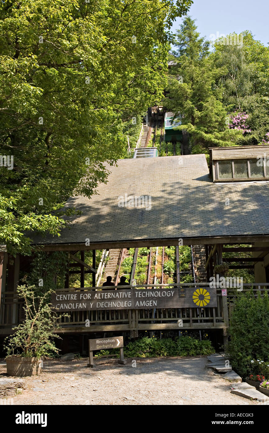 Entrance to the Centre of Alternative Technology Machynlleth Powys ...