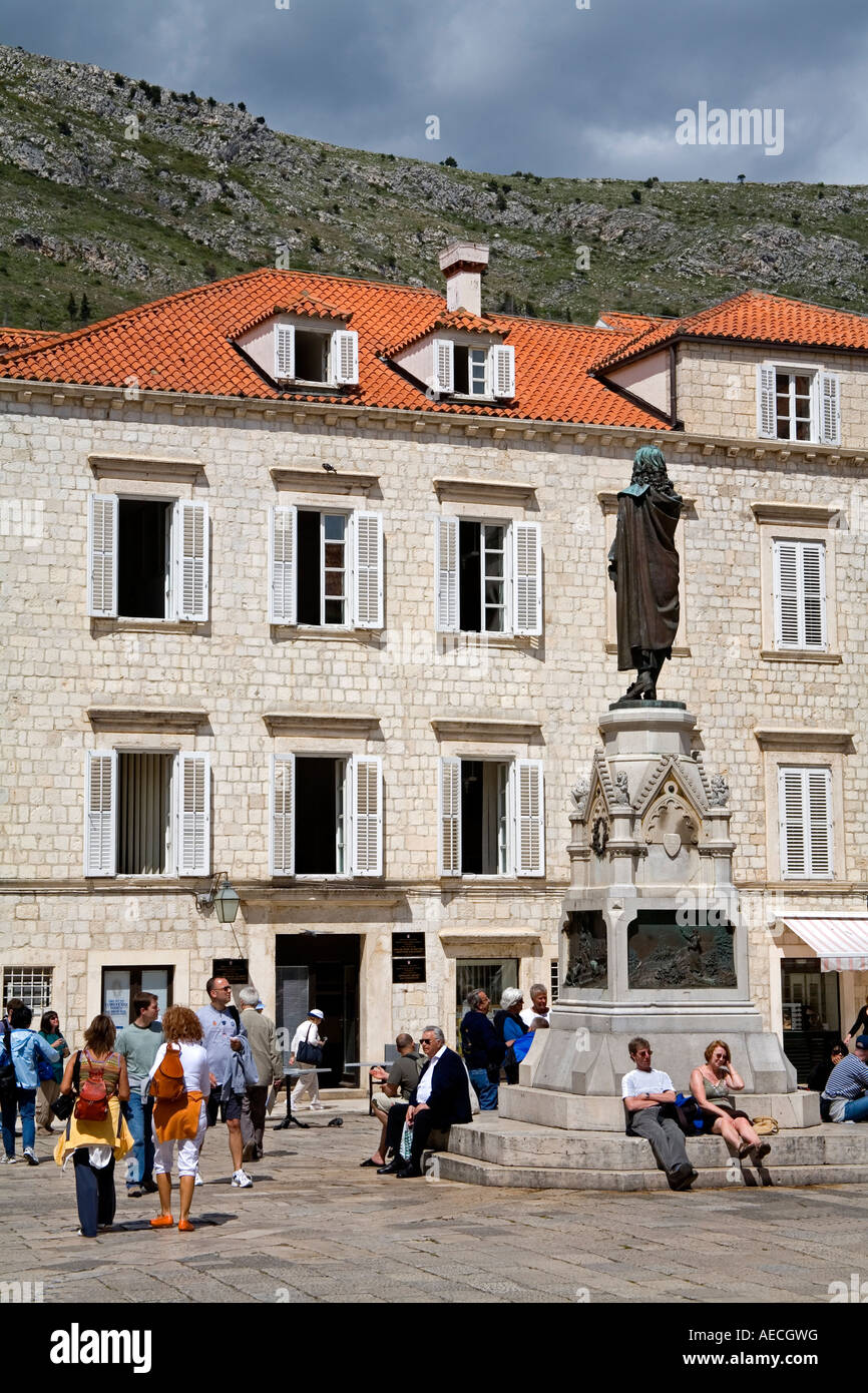 Gundulic statue hi-res stock photography and images - Alamy