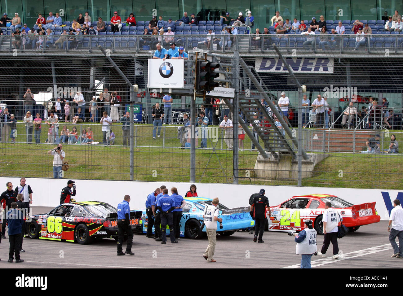 V8 Nascar stock cars in the pit lane Stock Photo - Alamy