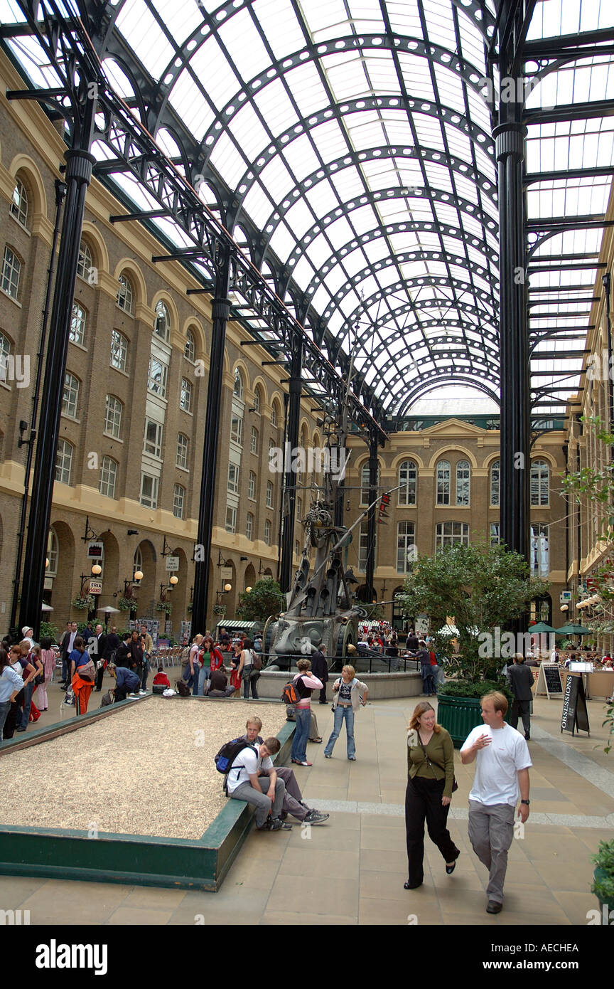 Hay s Warf Shopping center Stock Photo - Alamy