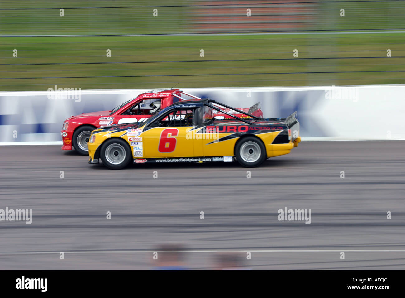 Racing pick up trucks Stock Photo - Alamy