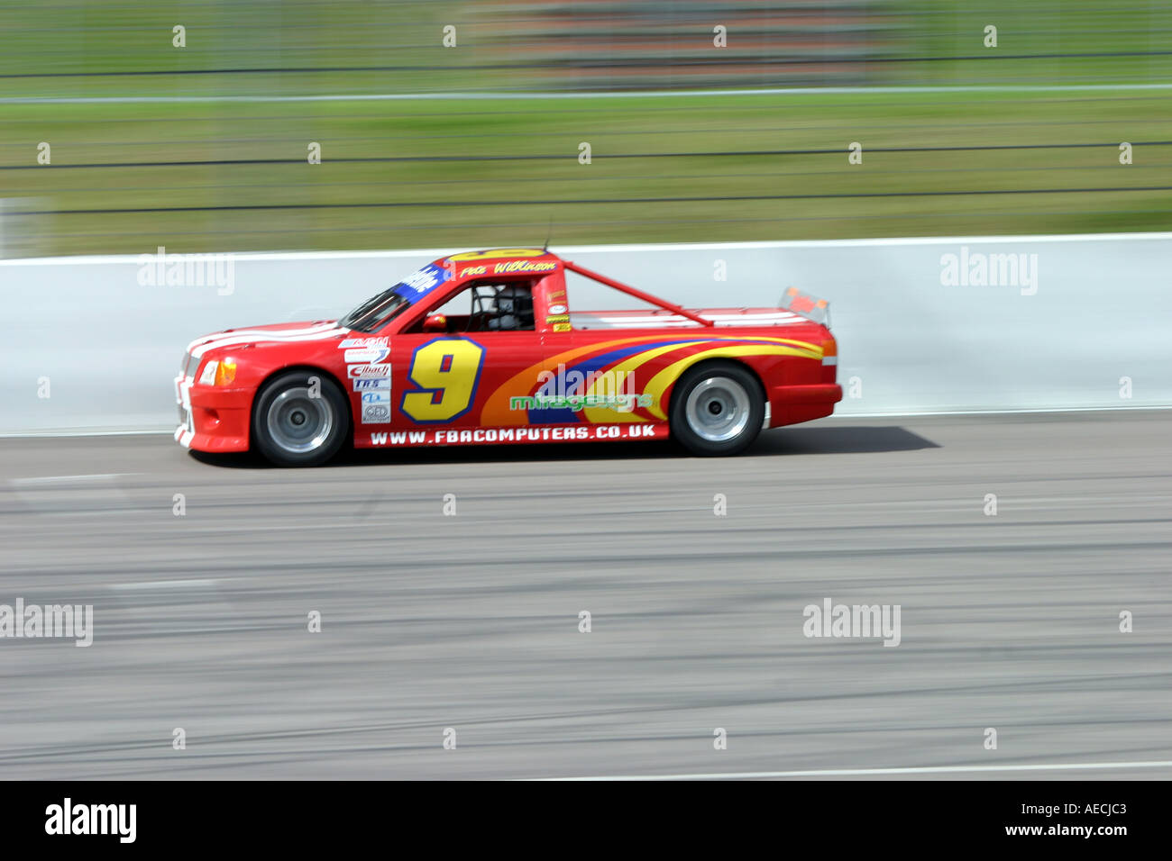 Racing pick up trucks Stock Photo - Alamy