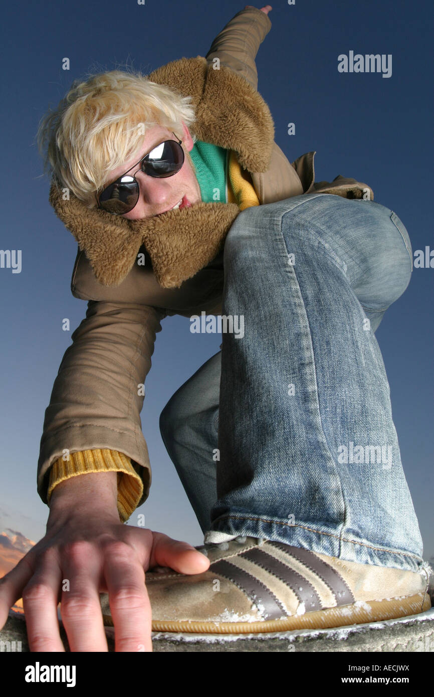 Adult angel bending bending hi-res stock photography and images - Alamy