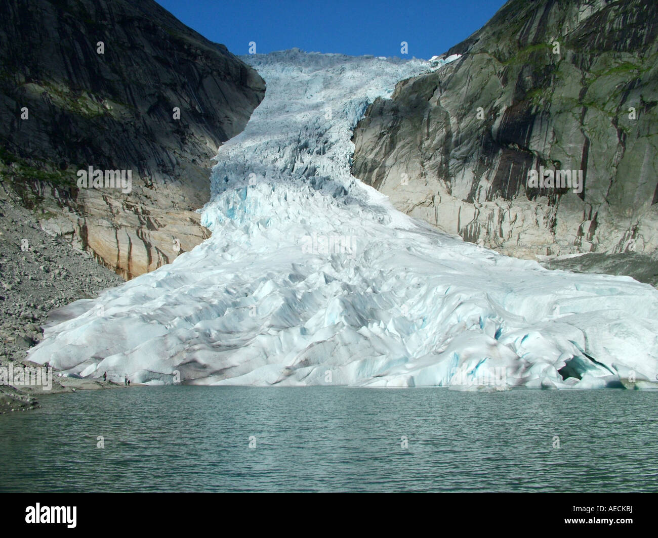 Norway briksdal glacier hi-res stock photography and images - Alamy