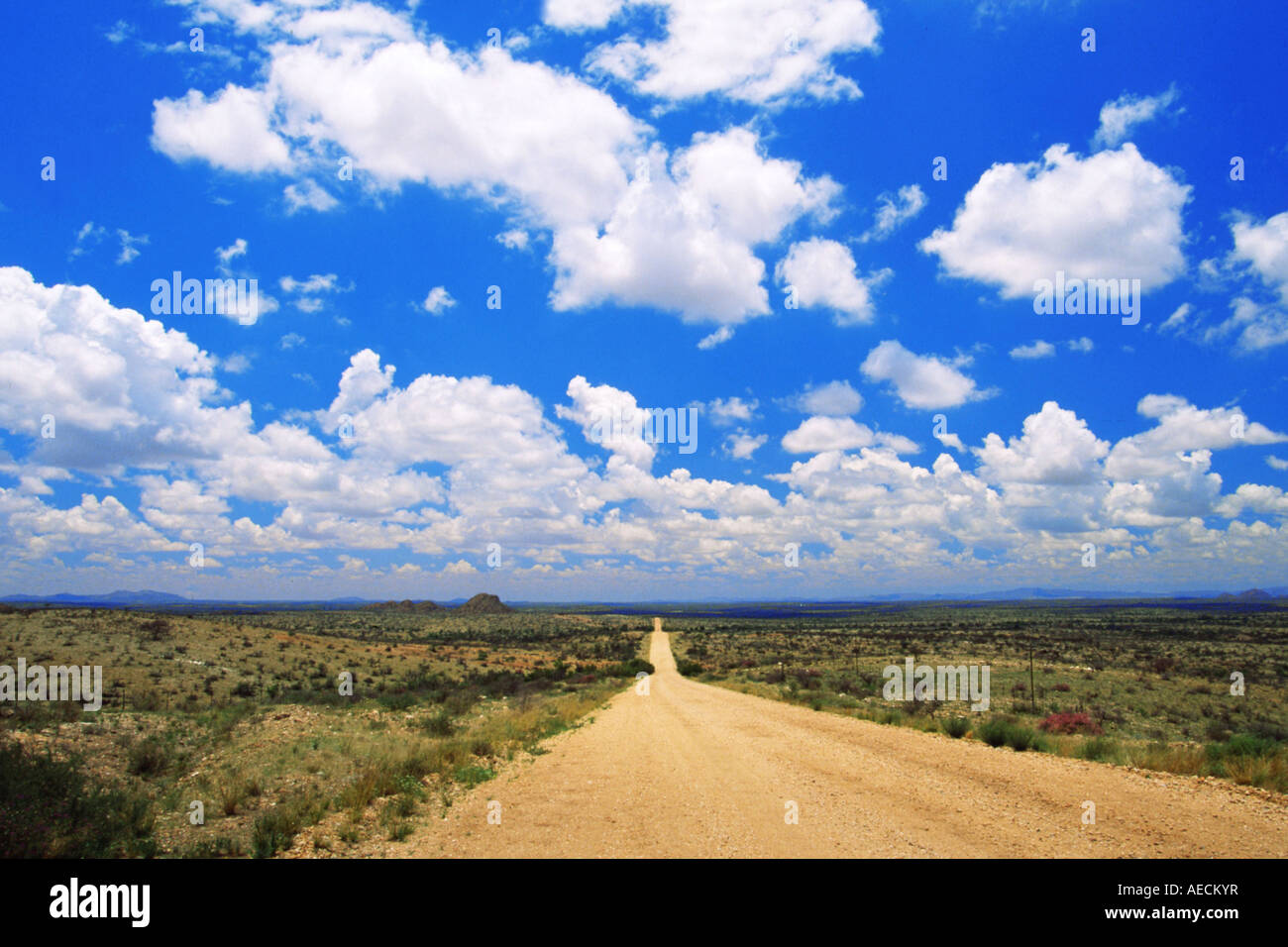 dirt road in the Komas ara, Namibia Stock Photo - Alamy