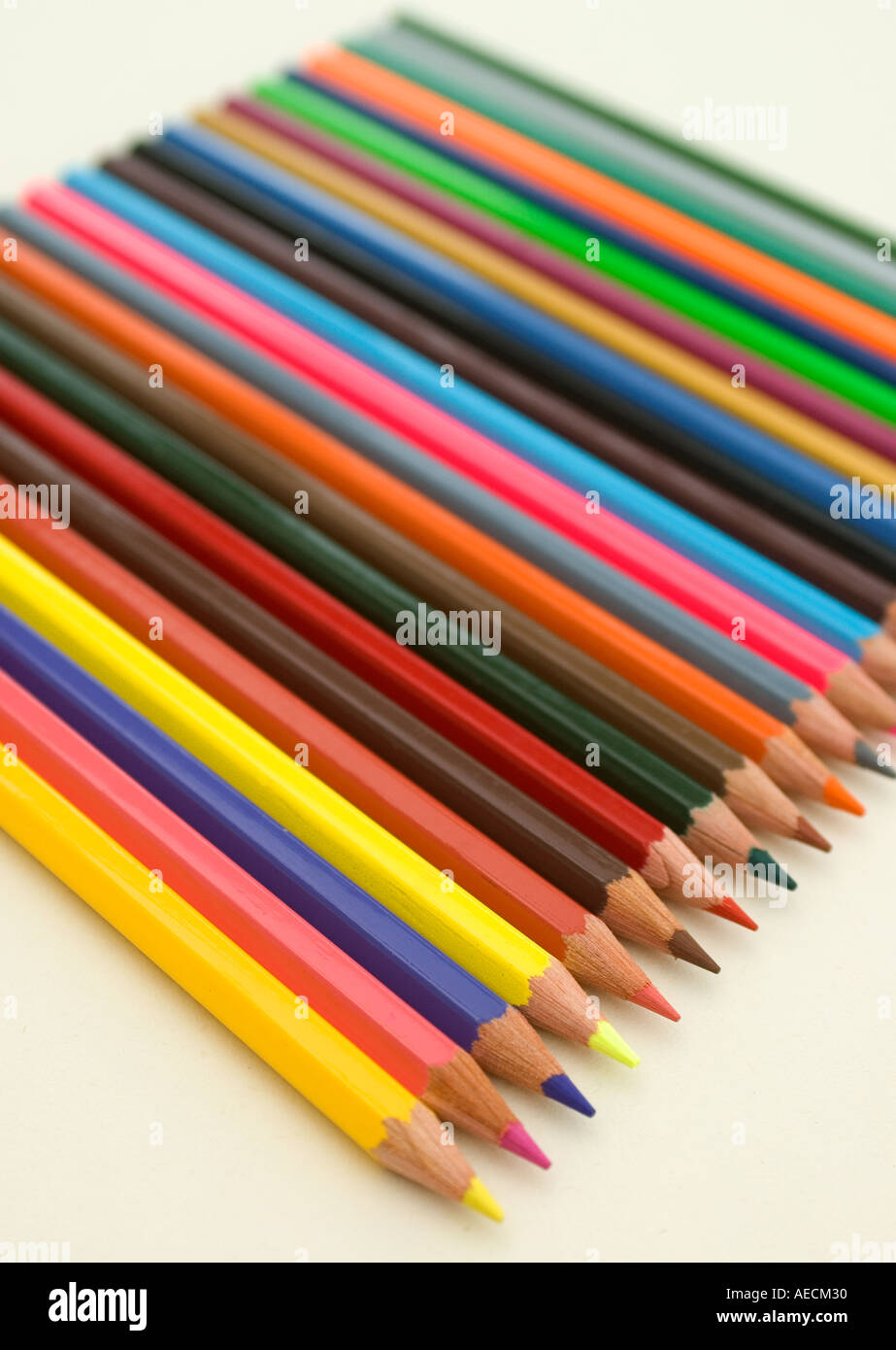 Childrens colouring pencils Stock Photo - Alamy
