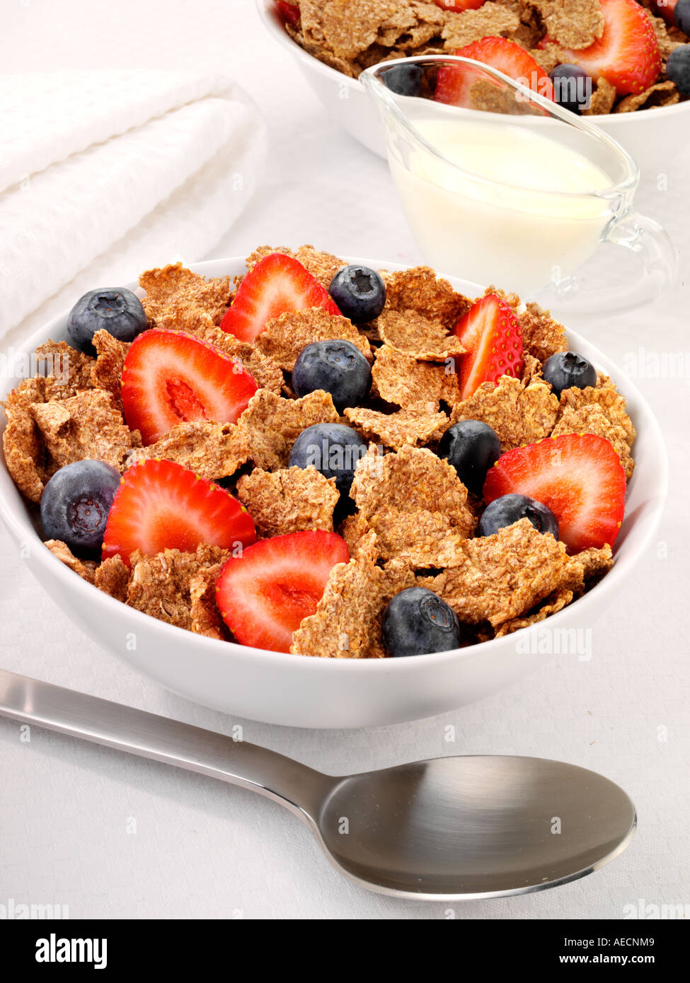 BRANFLAKES AND FRUIT Stock Photo - Alamy