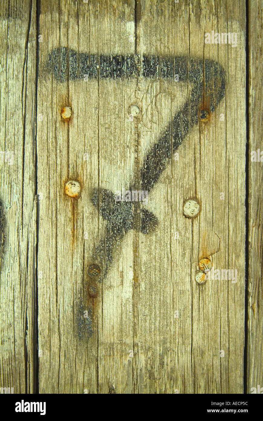 The number 7 Stock Photo - Alamy