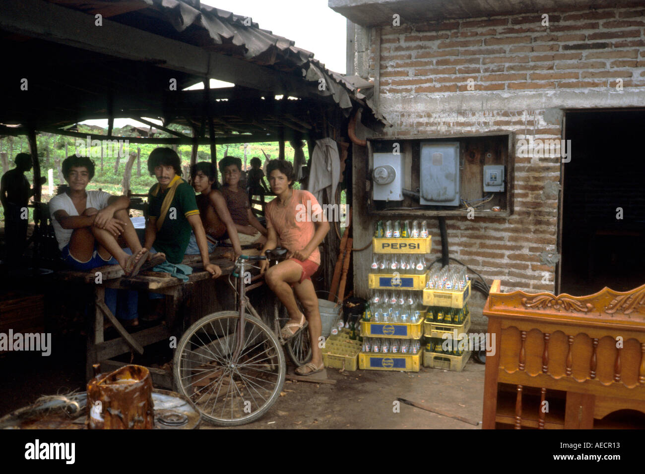 Small furniture factory workers Stock Photo - Alamy