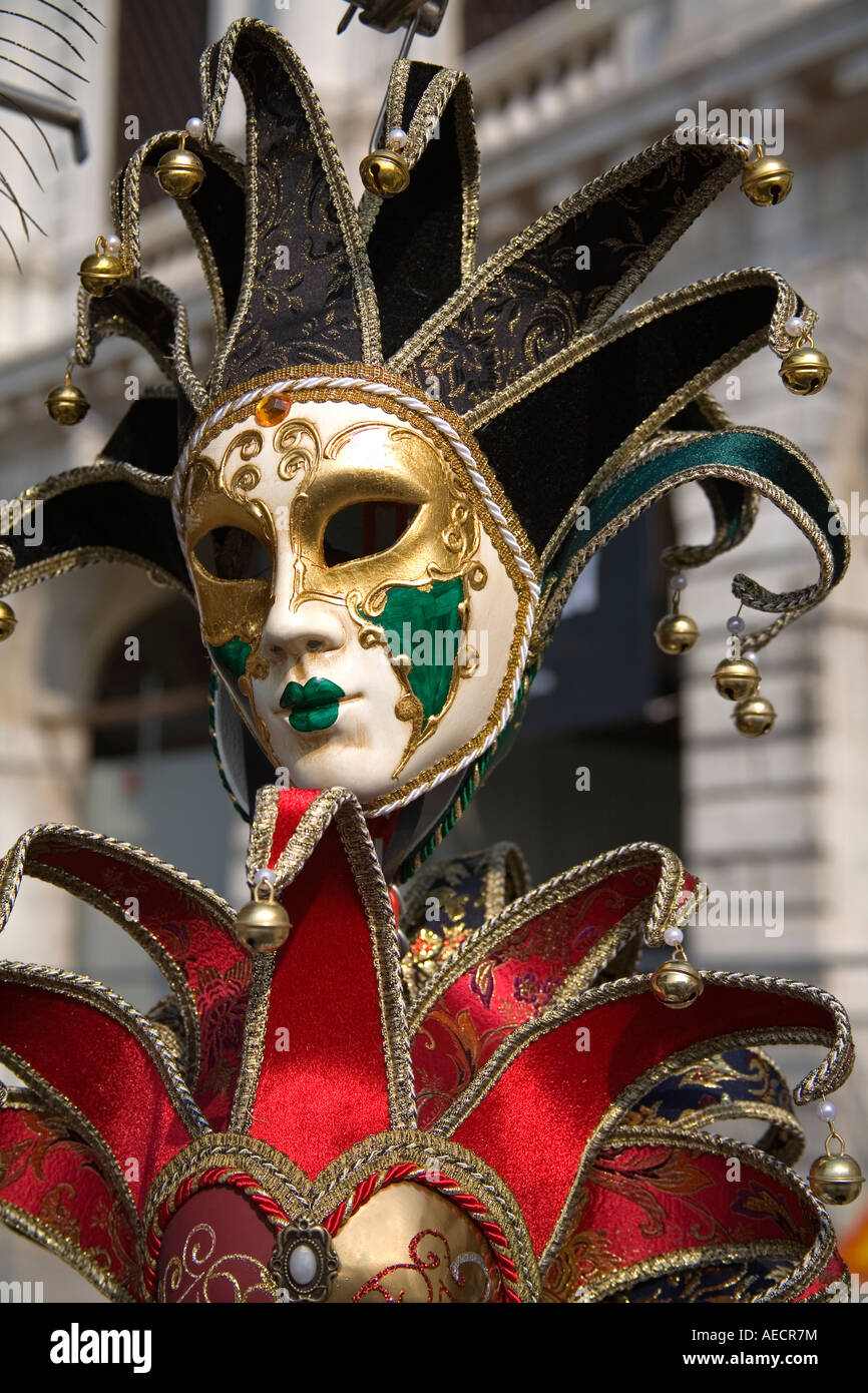 Venetian Mask Street Vendor Piazza San Marco Venice Italy Stock Photo ...