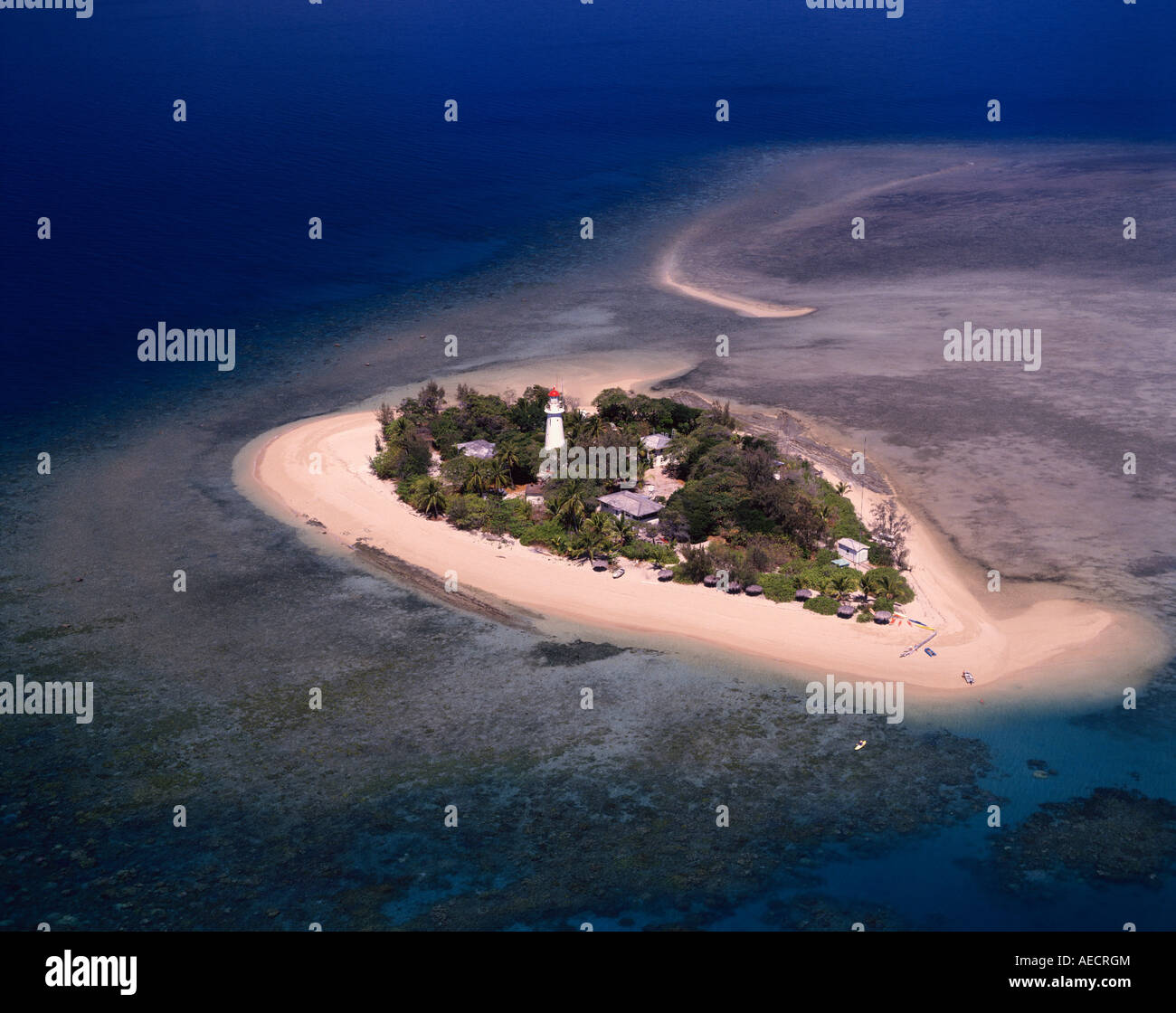 Great barrier Reef, Low Isles, Aerial View Stock Photo - Alamy