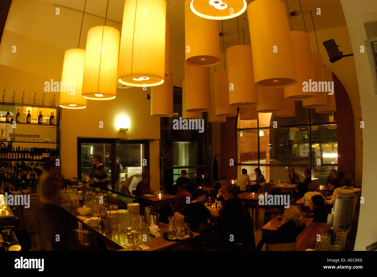 MQ, museums quarter Vienna, cafe Halle Stock Photo - Alamy