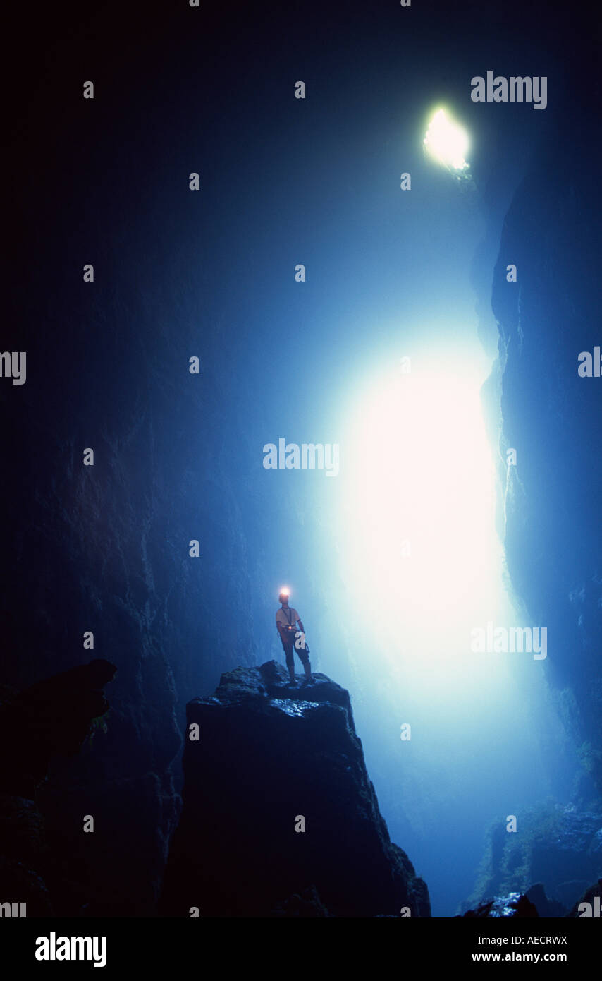 Waitomo, Lost World, Underground Cave Stock Photo - Alamy