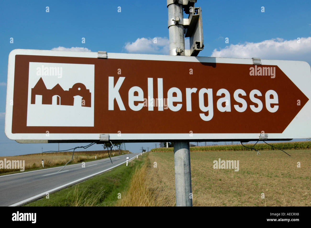lane of wine cellars Stock Photo - Alamy