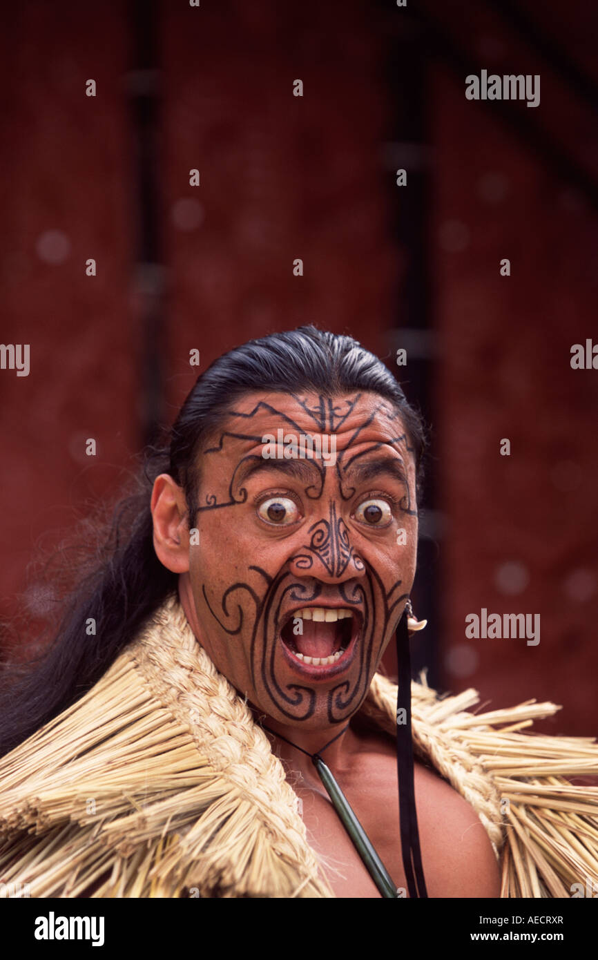 Maori warrior hi-res stock photography and images - Alamy