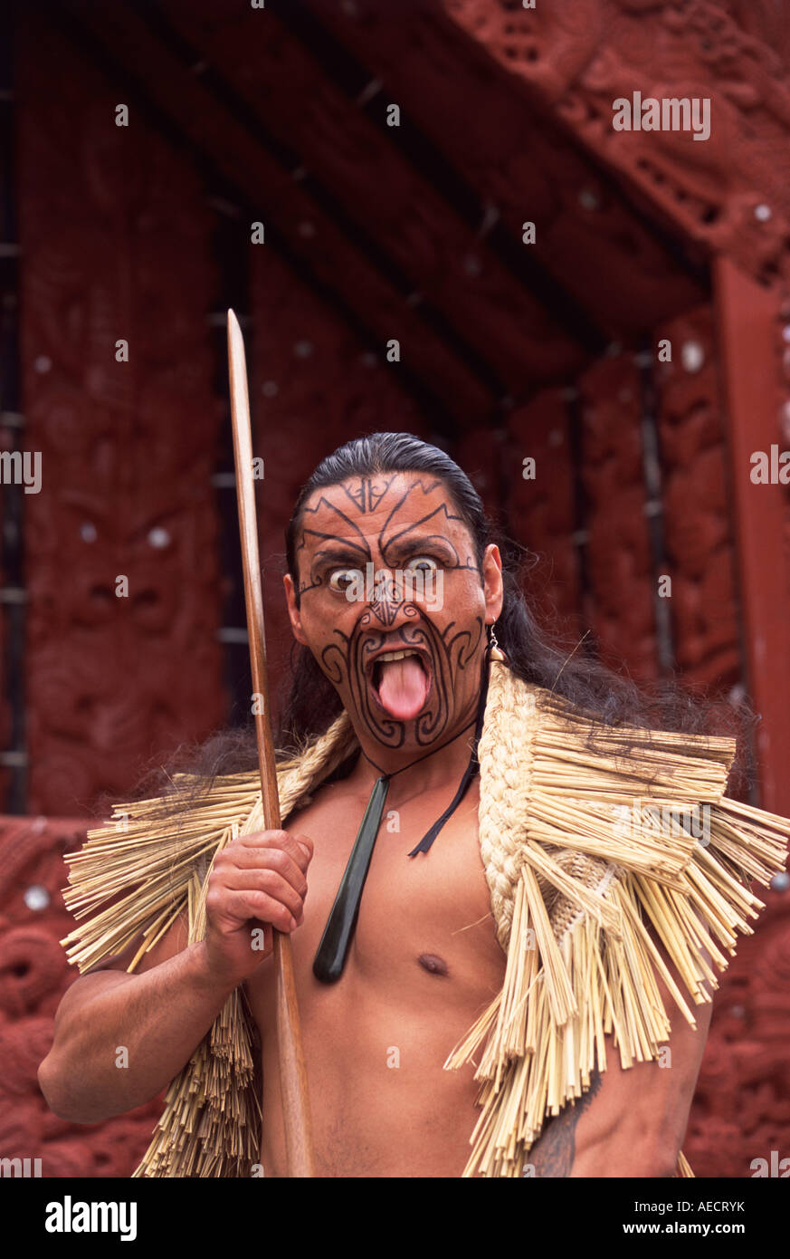 Maori warrior hi-res stock photography and images - Alamy