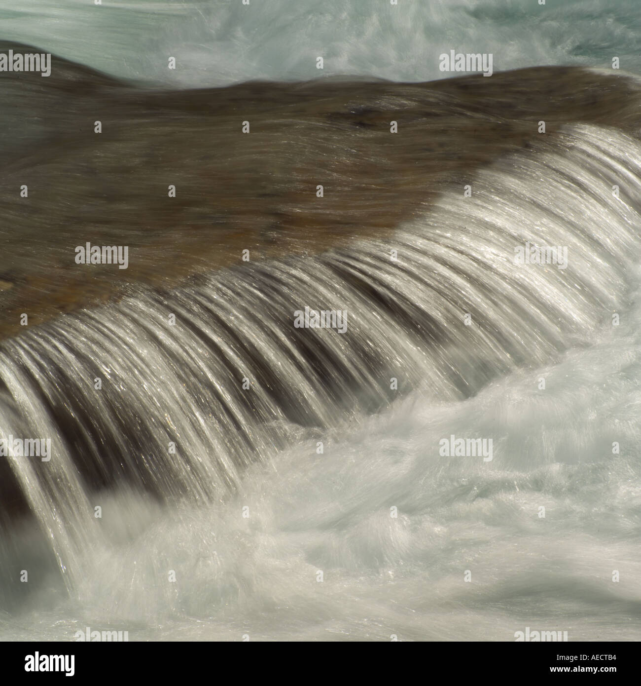 Water rushing over rocks Mt Robson Provincial Park Canada Stock Photo ...