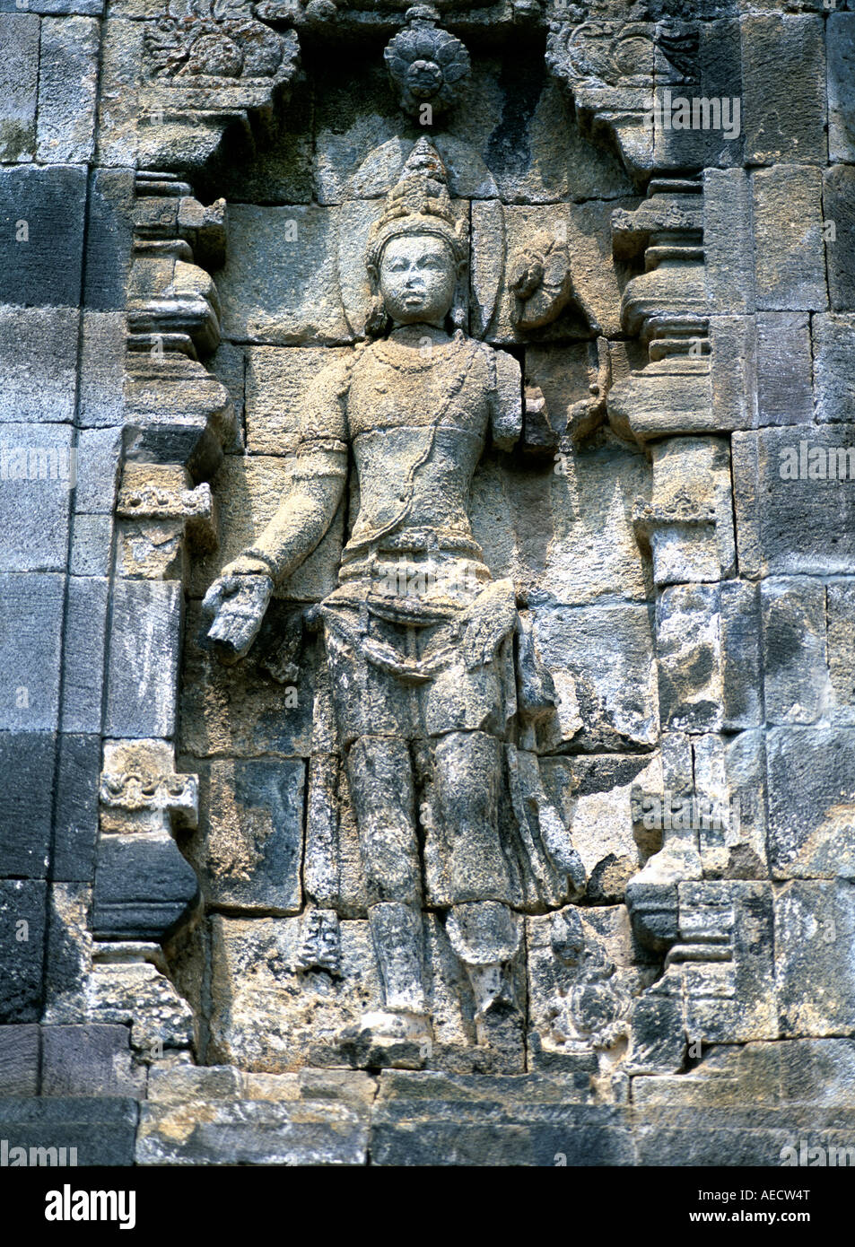 Yogyakarta, Borobudur, Candi Pawon, Stone Carving Stock Photo - Alamy