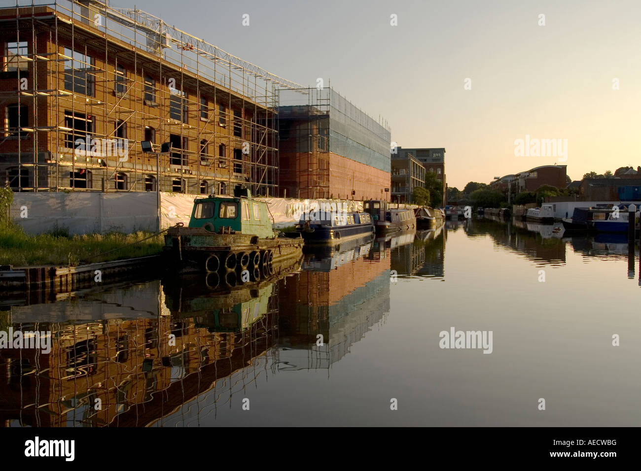 Diglis Basin regeneration Stock Photo - Alamy