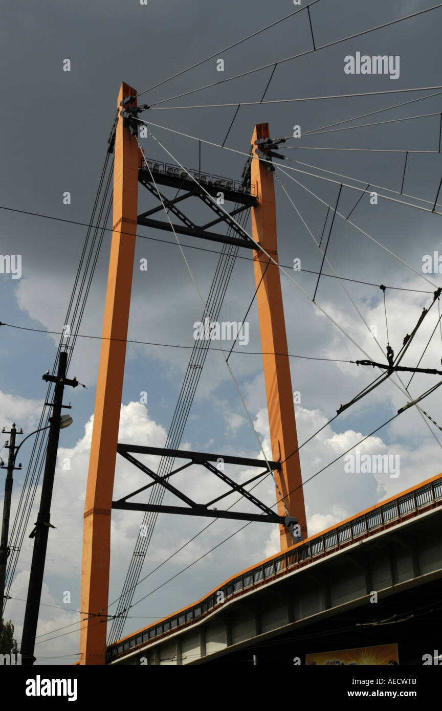 Odessa, modern bridge at harbour Stock Photo - Alamy
