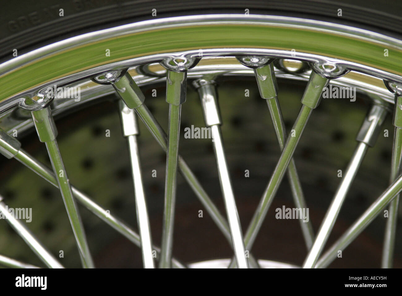 Vintage MG wire wheels Stock Photo - Alamy