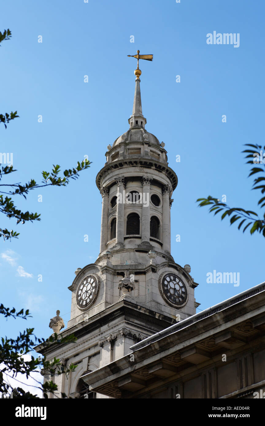St Alfege Church spire Greenwich London England Stock Photo - Alamy