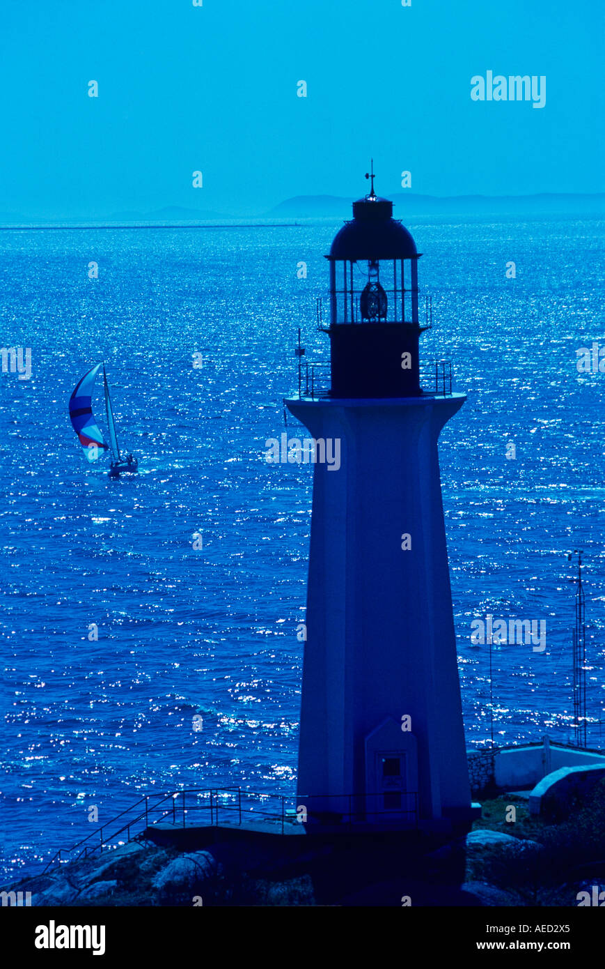 sailboat/Point Atkinson Lighthouse, Vancouver, British Columbia, Canada ...