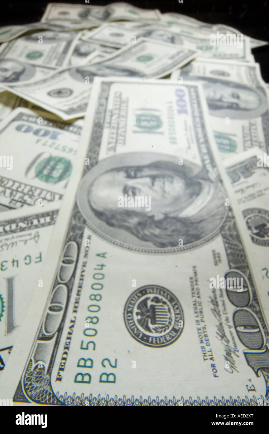 Dollar bank notes Stock Photo - Alamy