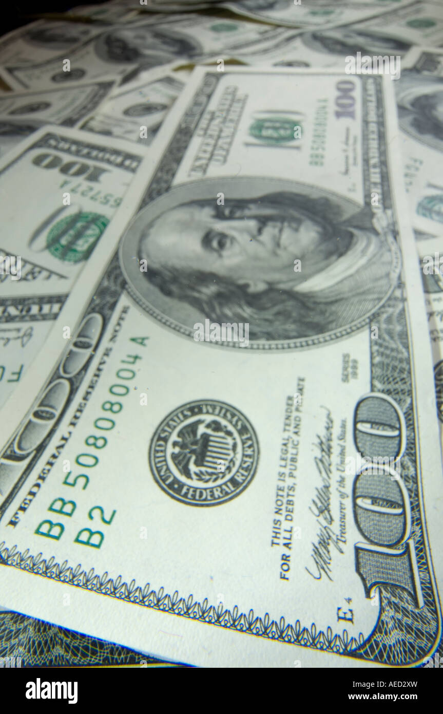 Dollar bank notes Stock Photo - Alamy