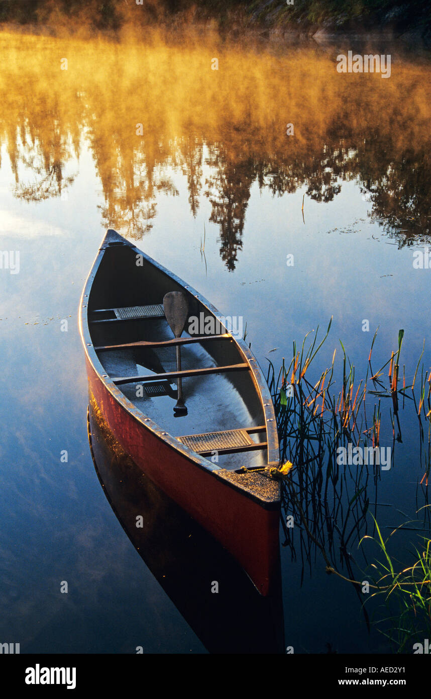 canoe, Winnipeg River, Pinawa, Manitoba Stock Photo - Alamy